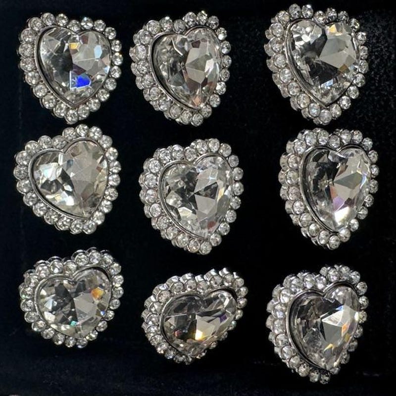 Crystal Buttons - Etsy