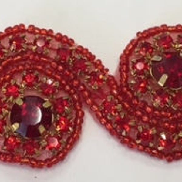 Rhinestone Trim - Etsy