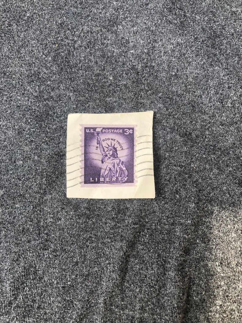 Vintage Liberty Postage Stamp - Etsy
