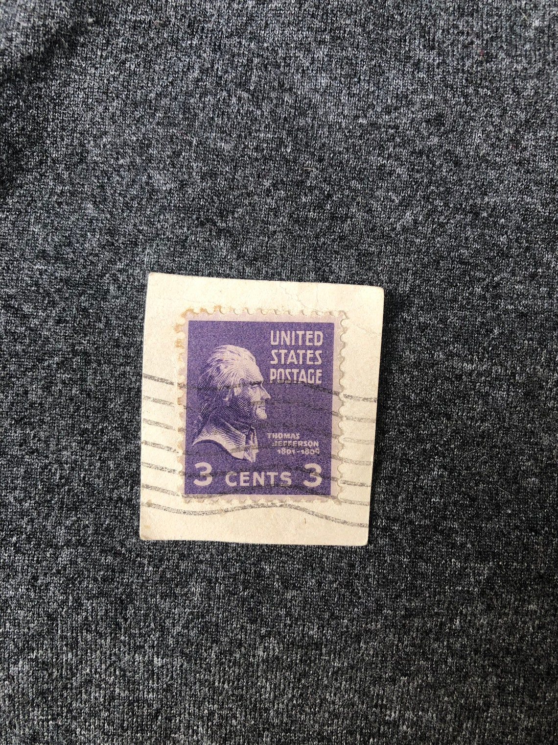 Jefferson Vintage Stamp - Etsy