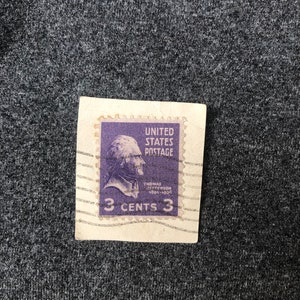 Jefferson Vintage Stamp - Etsy