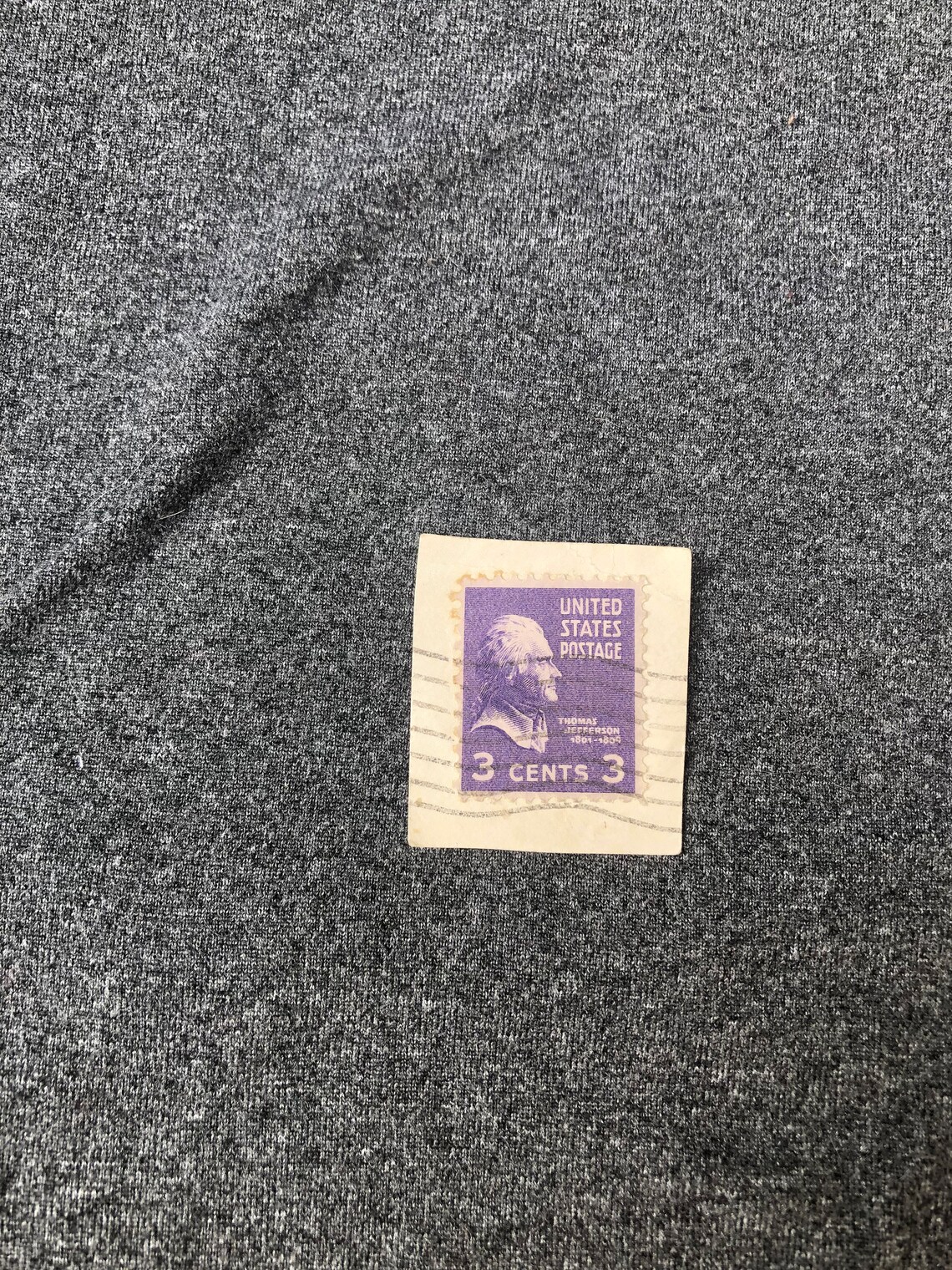 Jefferson Vintage Stamp - Etsy