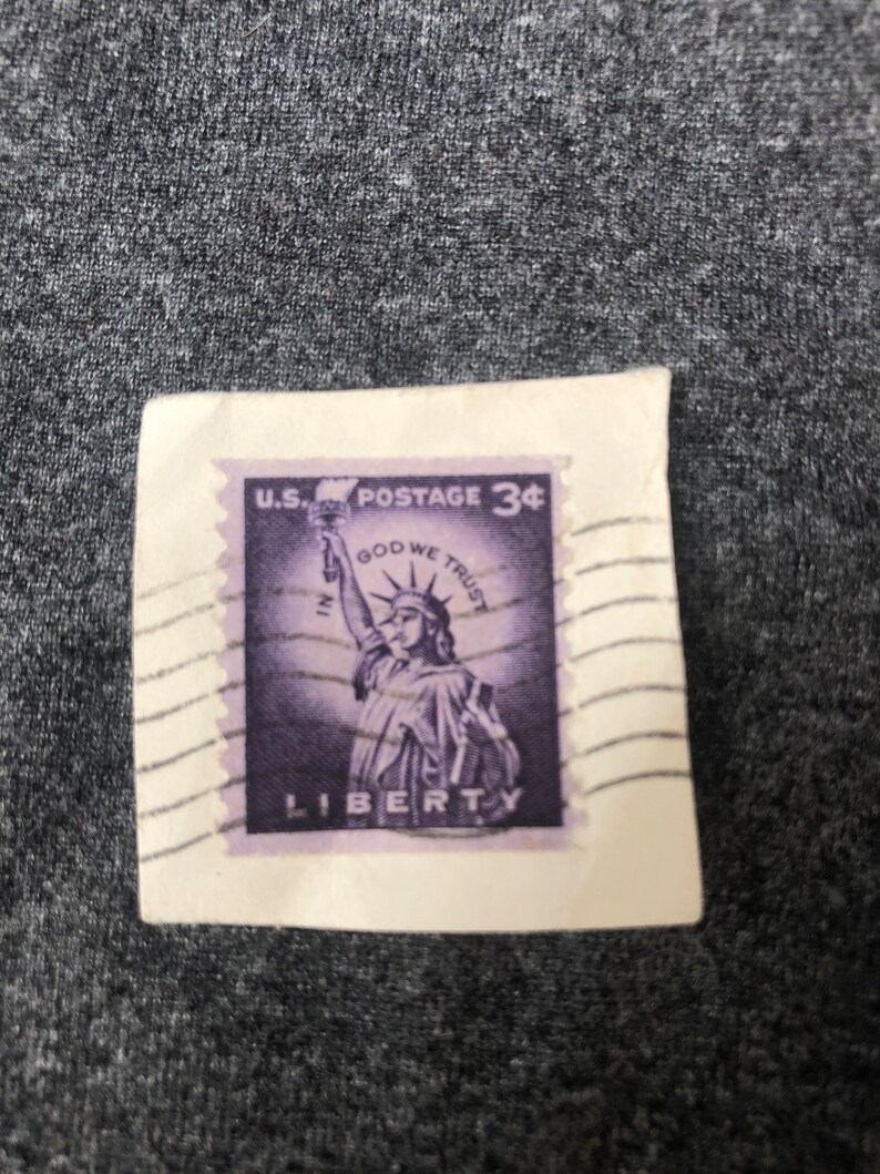 Vintage Liberty Postage Stamp - Etsy