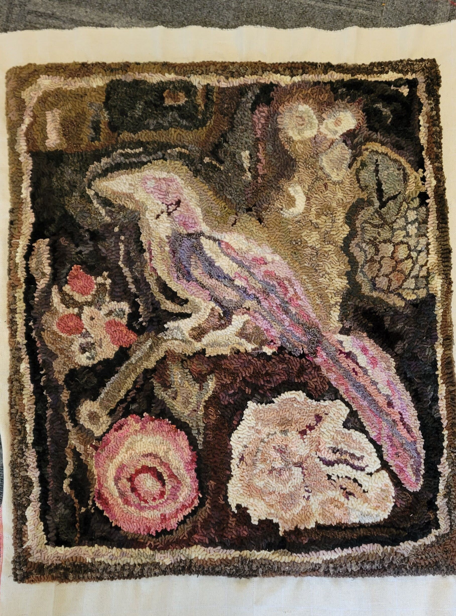 Antique Bird Rug Hooking Pattern - Etsy