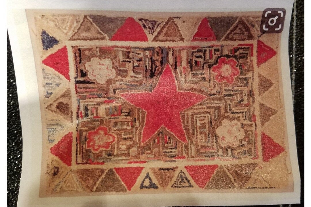 Big Star (rug Hooking Pattern on Linen) - Etsy