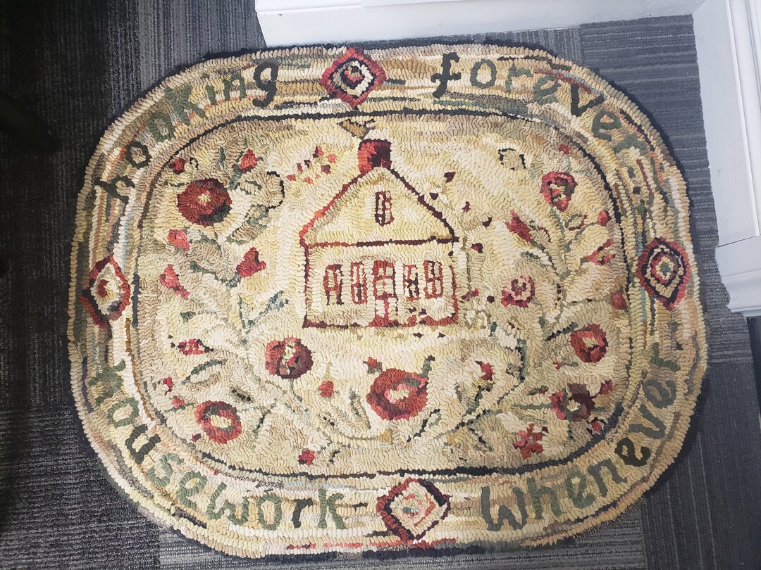 COTTAGE FLORAL Rug Hooking Pattern - Etsy