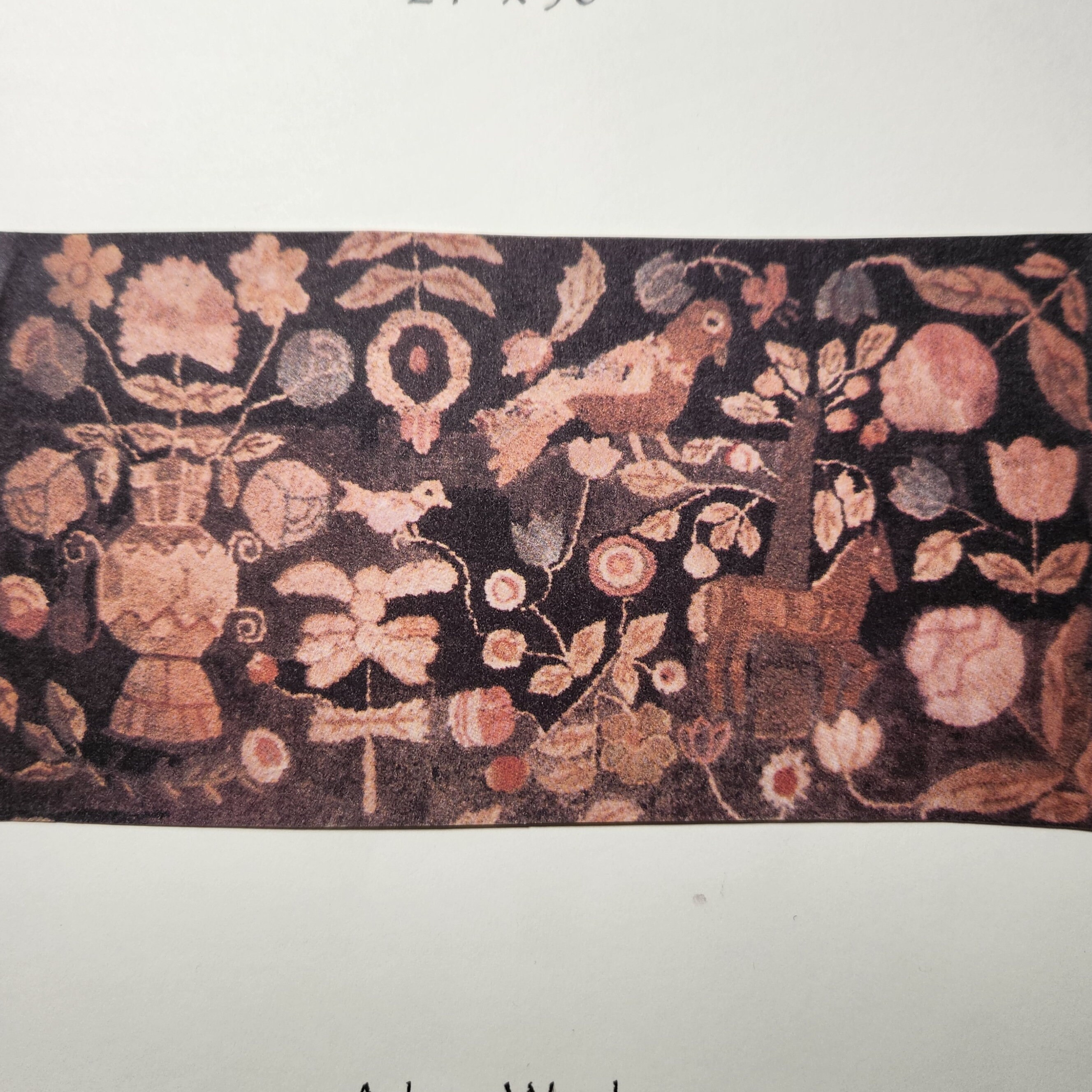 My Friend's Floral rug Hooking Pattern on Linen - Etsy