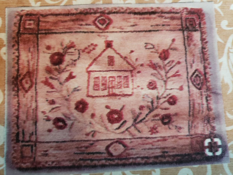 COTTAGE FLORAL Rug Hooking Pattern - Etsy