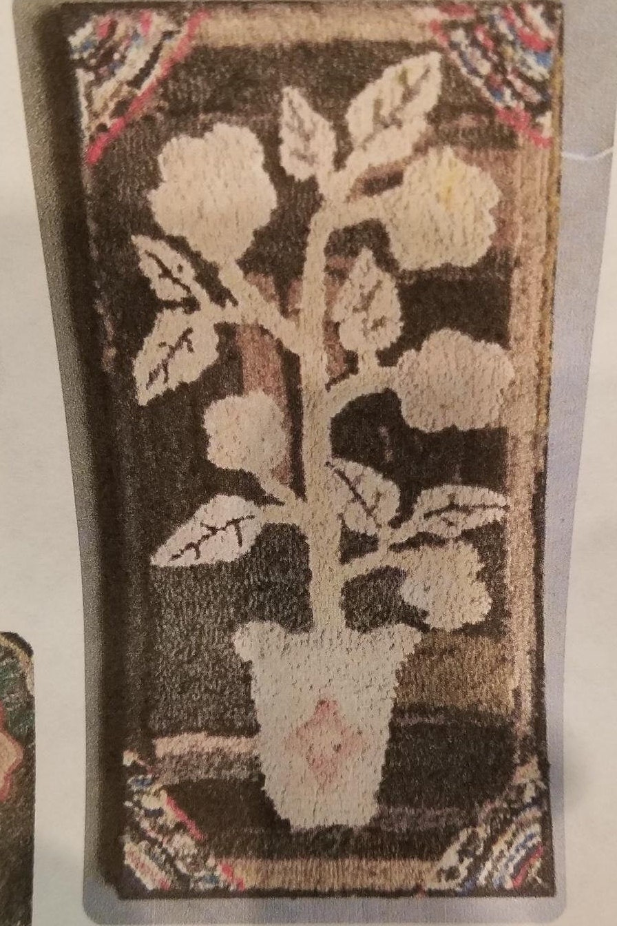 Potted Flowers and Leaves (rug Hooking Pattern on Linen) - Etsy