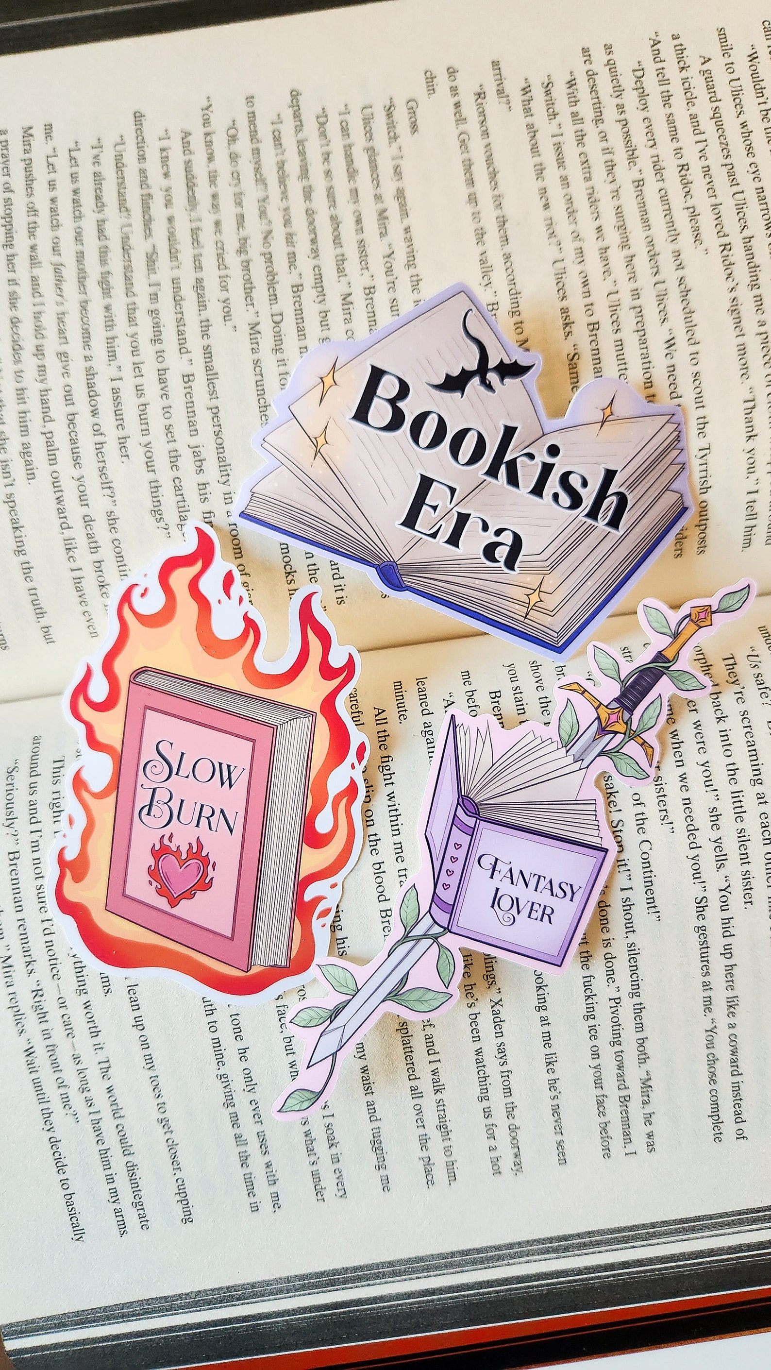 Fantasy Lover Bookish Sword Vinyl Sticker / Decal - Etsy