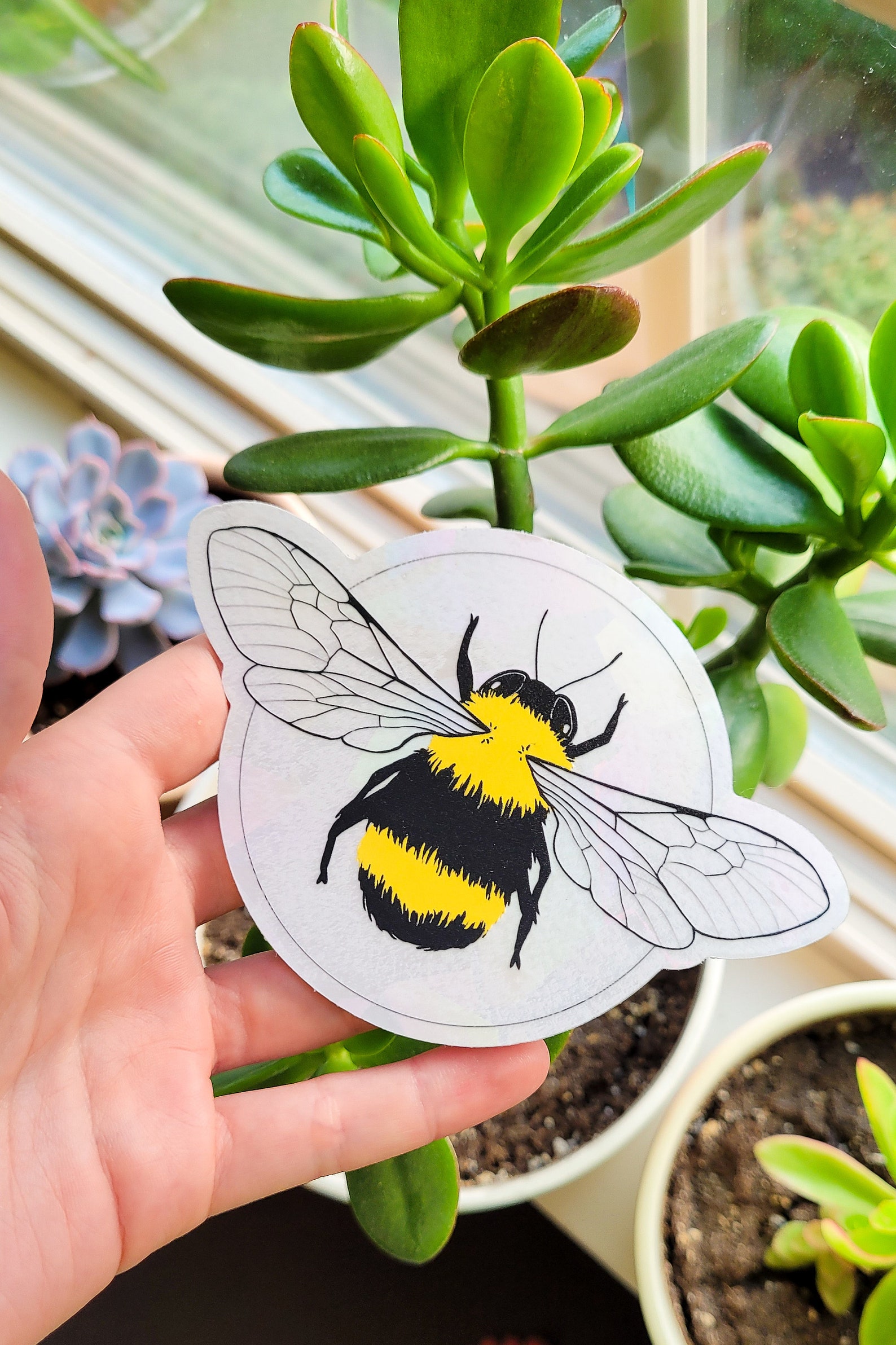 Bumble Bee Window Sun Catcher Sticker / Rainbow Maker - Etsy Canada
