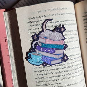 Cozy Whimsical Bookstack Vinyl Sticker / Decal - Etsy