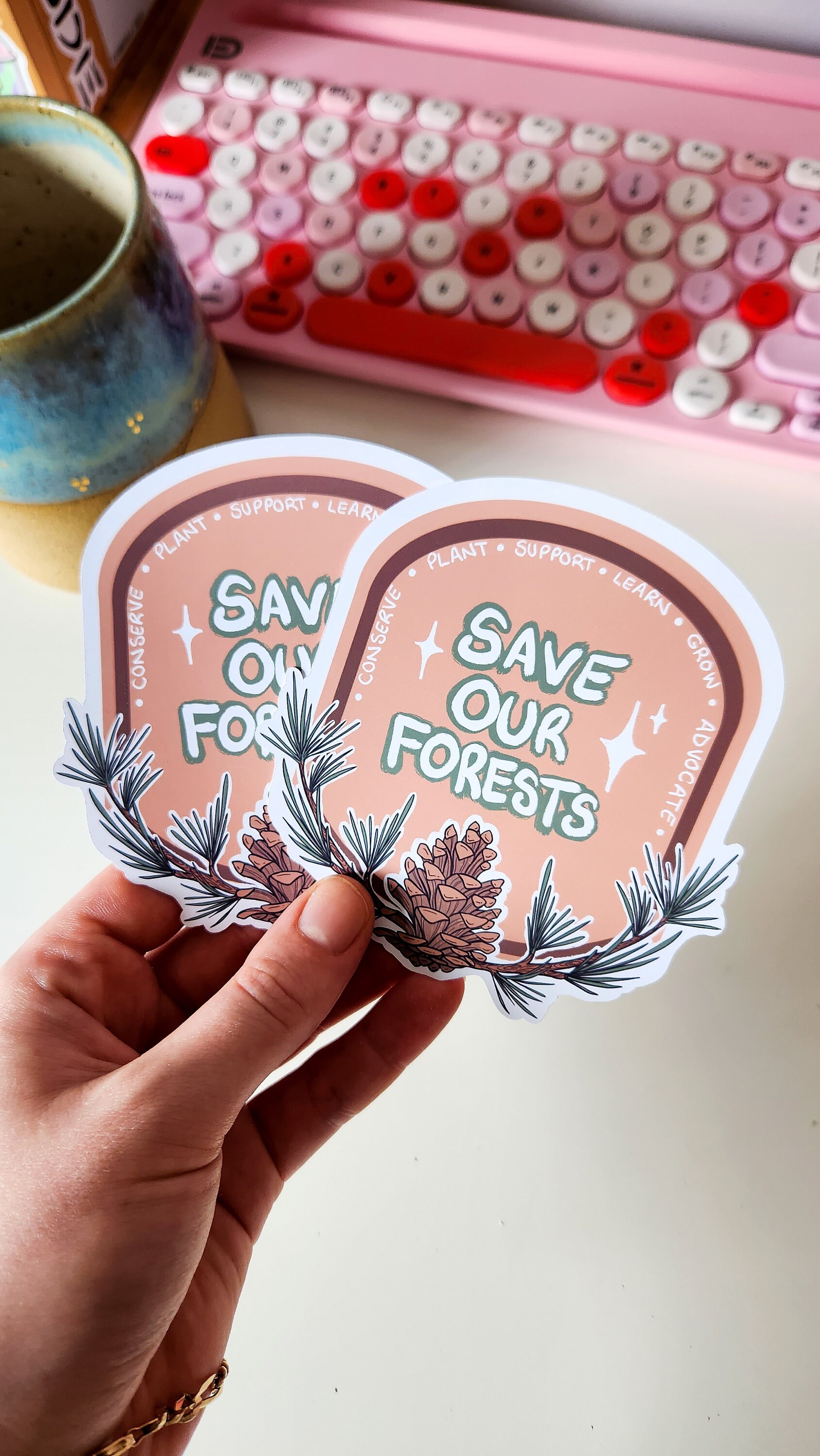 Save Our Forests Conservation Vinyl Sticker / Decal - Etsy
