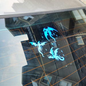Dragon Trio Vinyl Decal Sticker for Car / Window / Mirror - Etsy