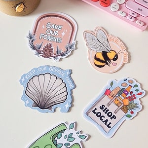 Go Green Reusable Bag Vinyl Sticker / Decal - Etsy