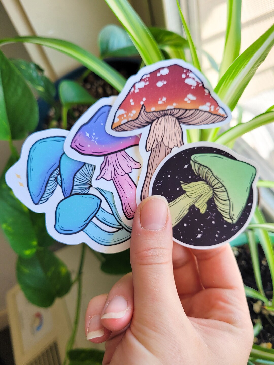 Matte Mushroom Sticker Pack - Etsy Canada