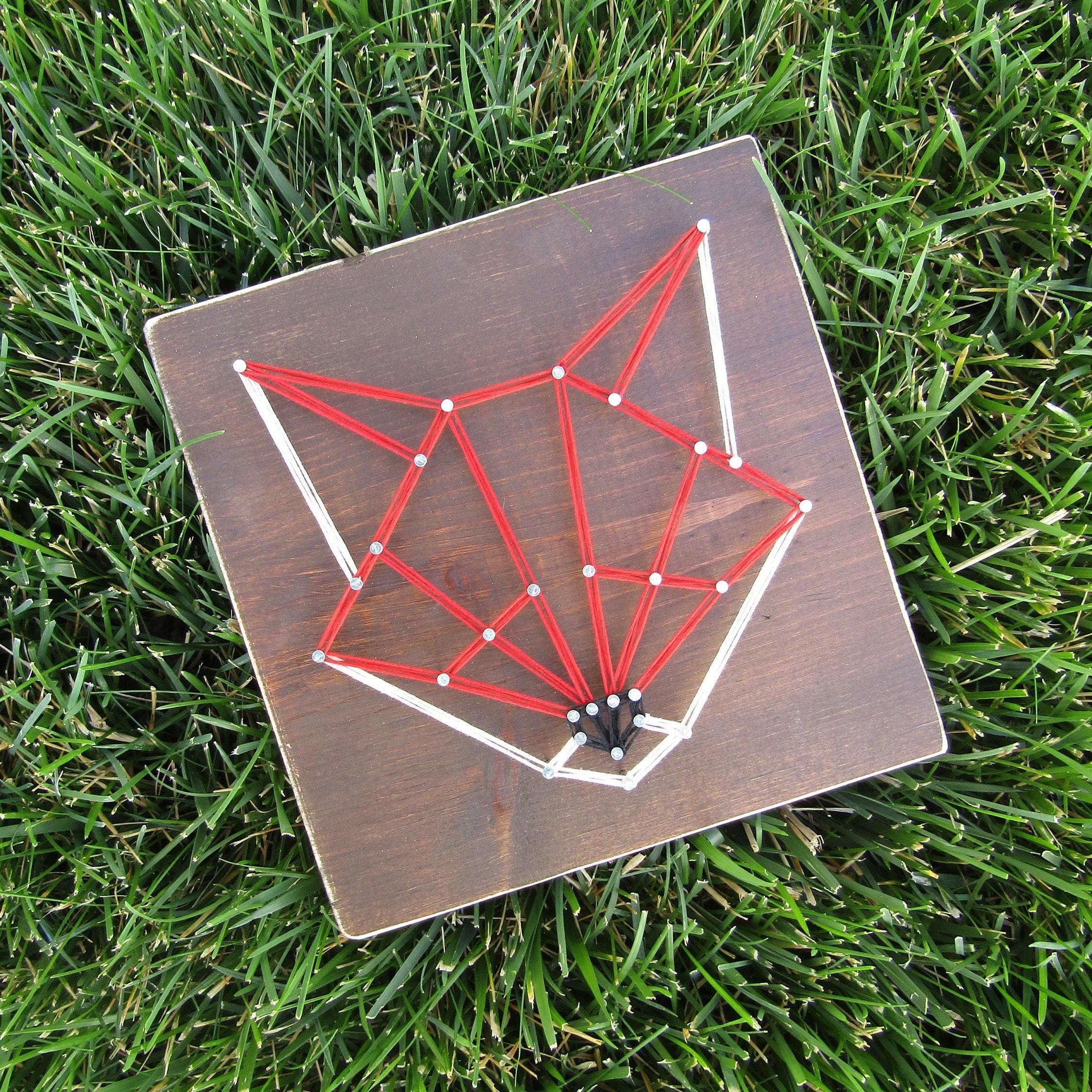 Geometric Fox String Art Ready-to-ship | Etsy