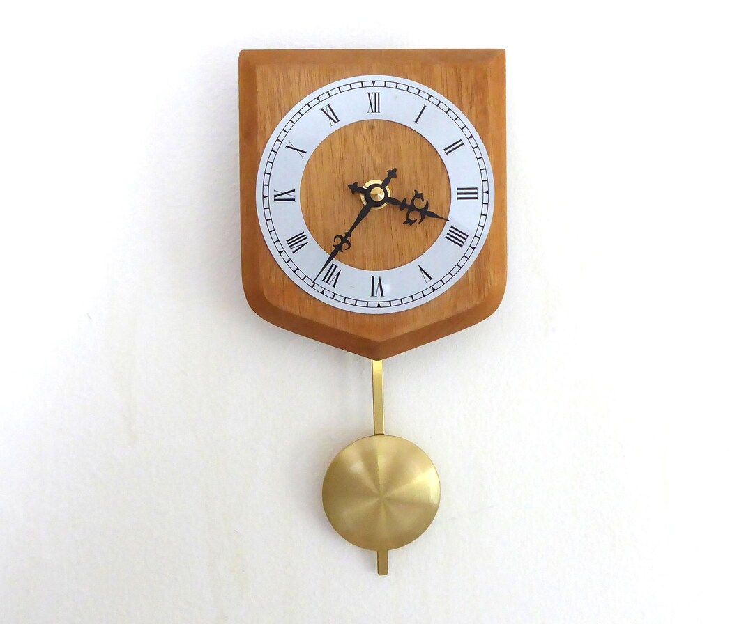 Upcycled Wooden Heraldic Shield Gothic Wall Clock / Quartz Wall ...