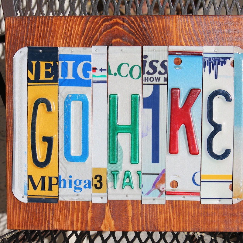 Upcycled License Plates - Etsy