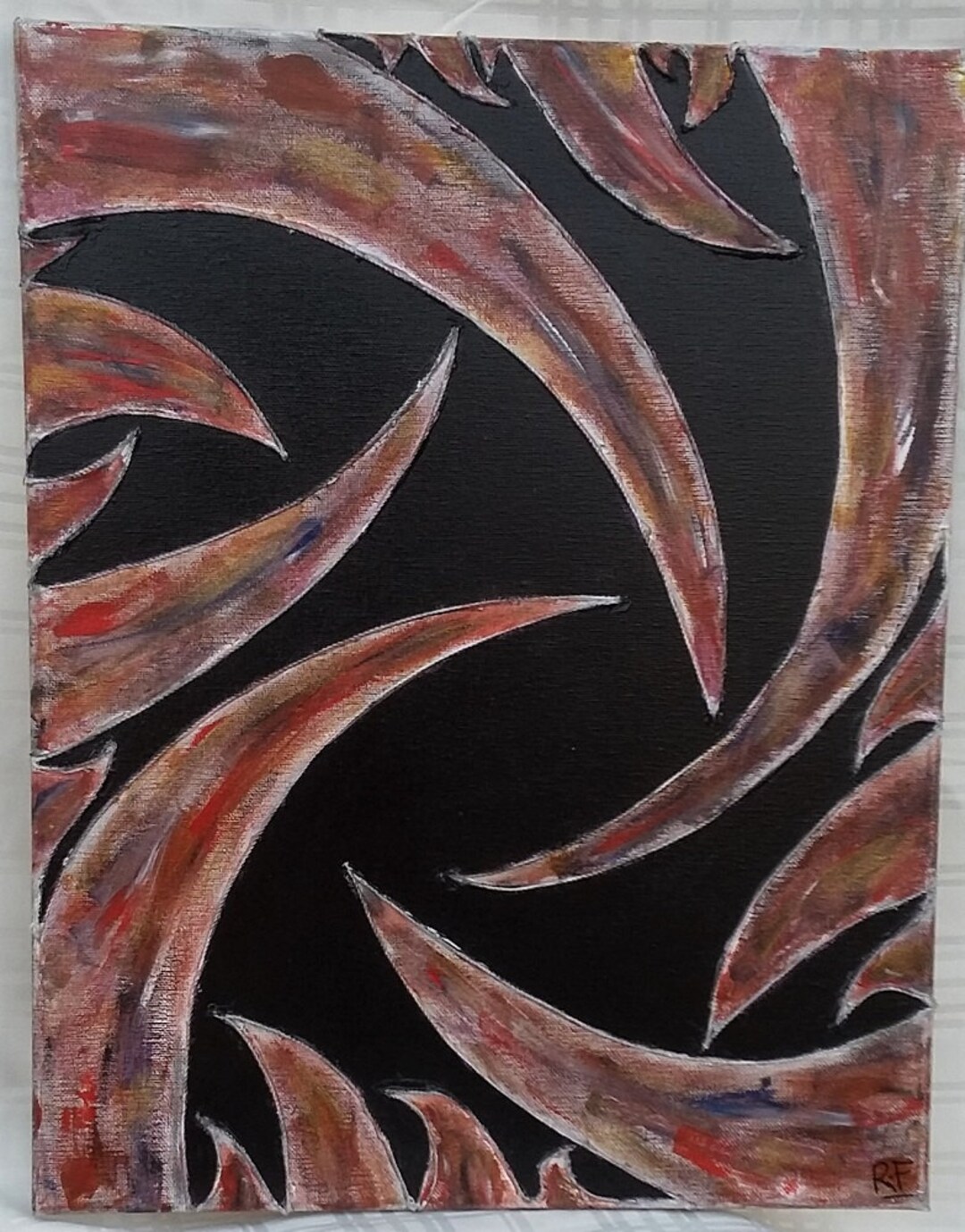 Uncommon Art Decor, Minimalist Painting on Canvas, Uncommon Gift for ...