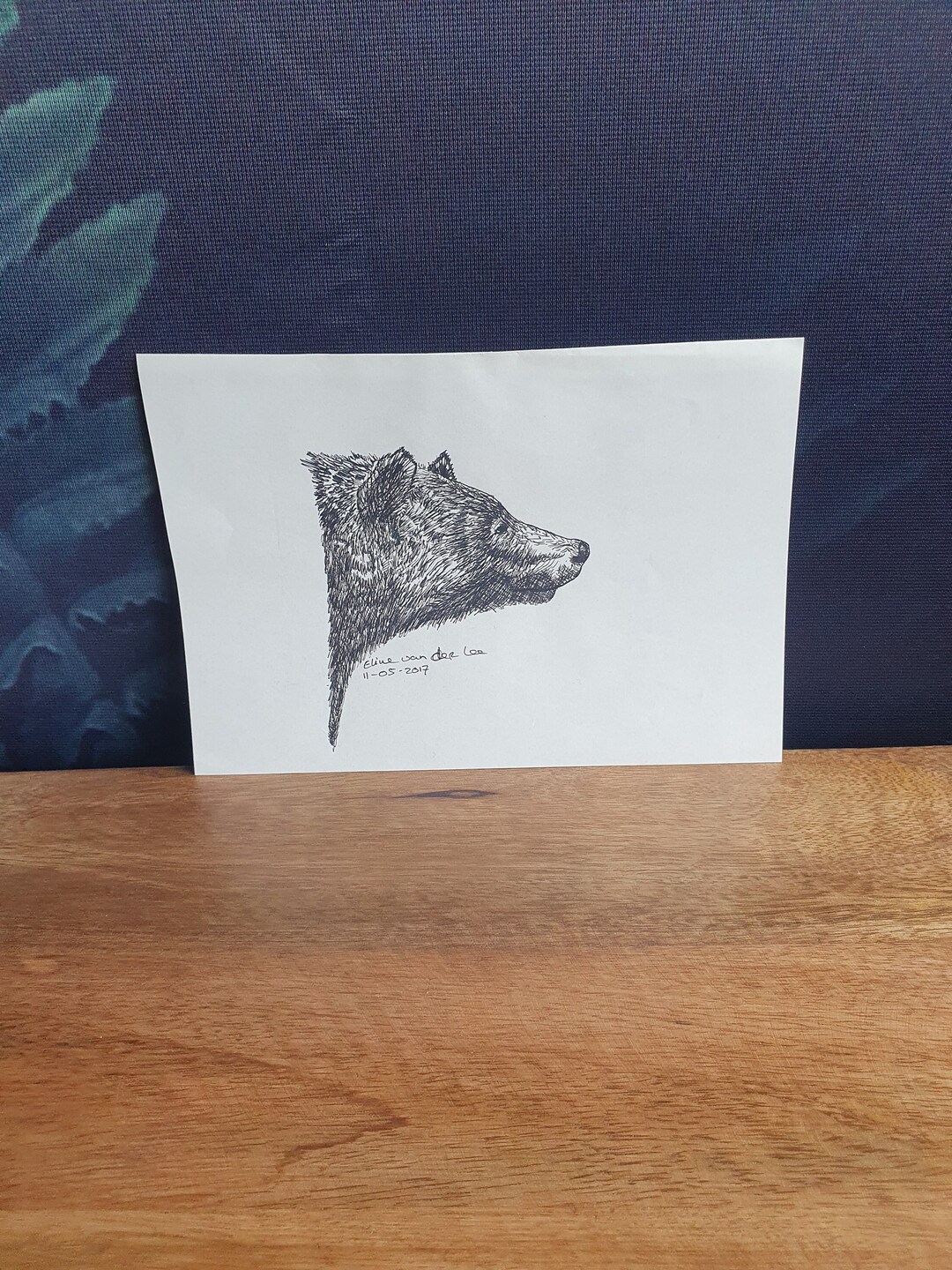 Original Ink Drawing: Bear. - Etsy