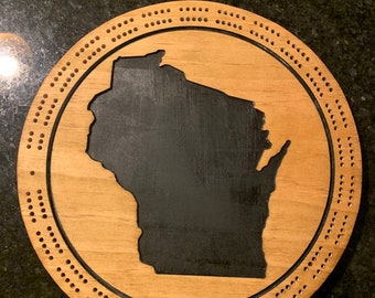 Wisconsin Cribbage Board - Etsy