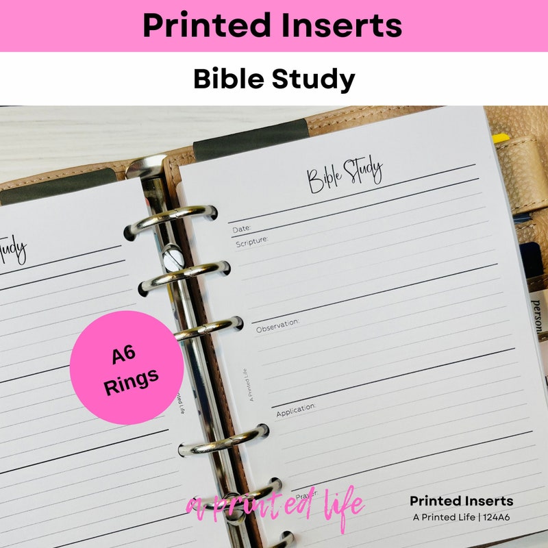 Bible Study Planner - Etsy