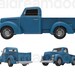 Truck Clipart, Pickup Truck Overlays, Classic Vintage Truck Clip Art ...