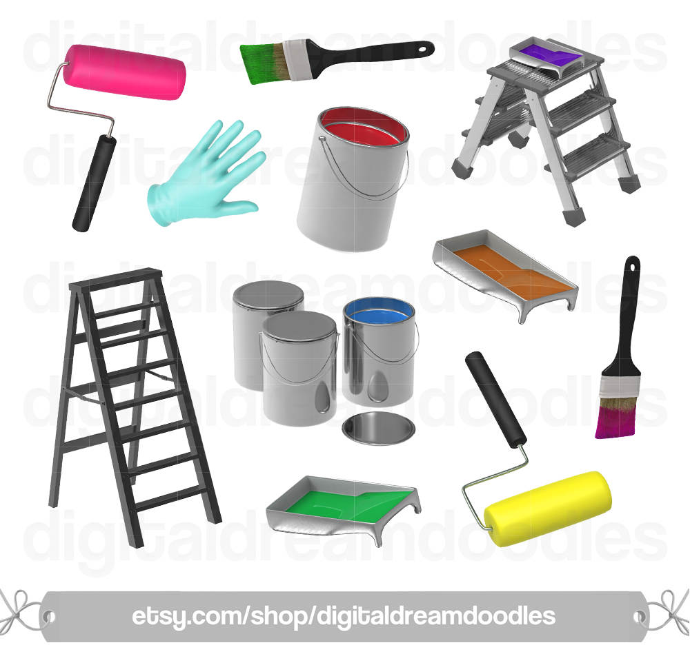 22 Paint Tray Clipart