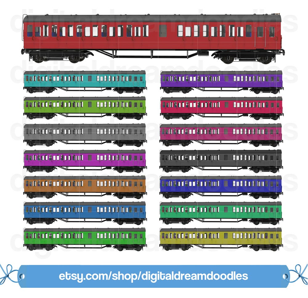 Train Clipart, Train Overlays, Railway Image, Locomotive Graphic ...