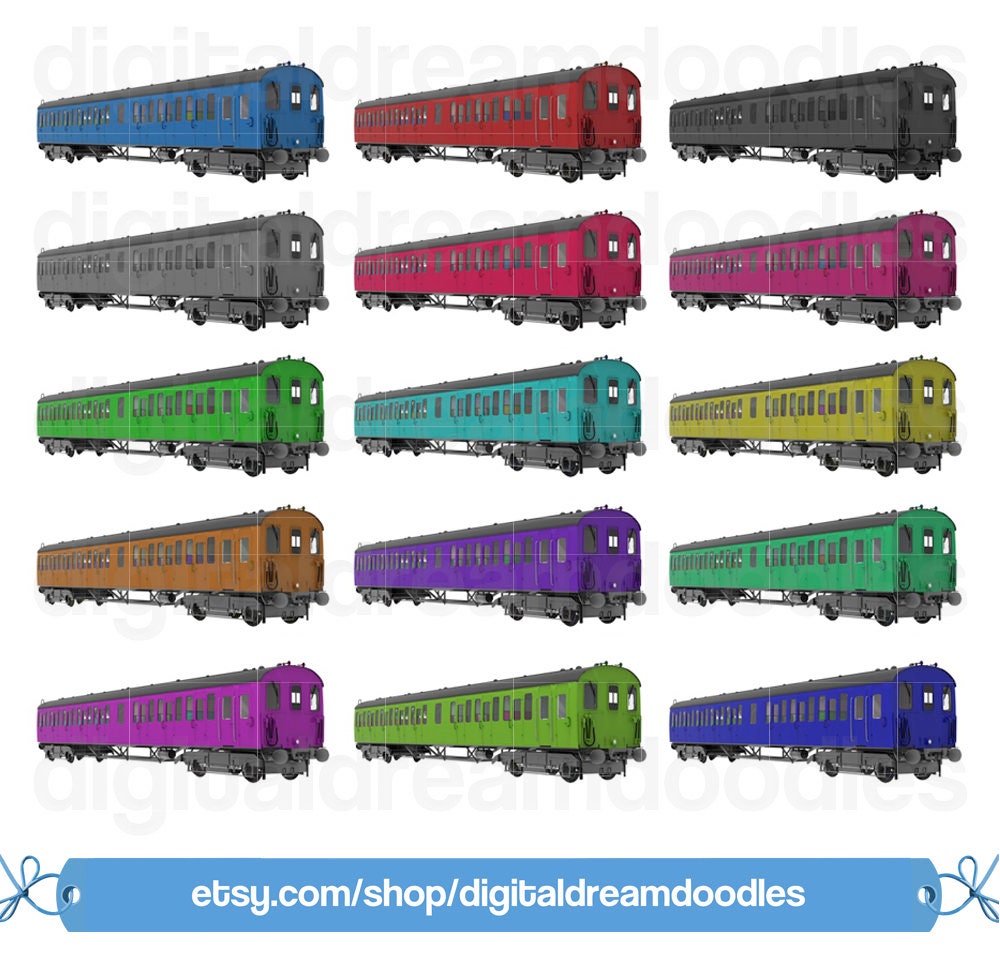 Train Clipart, Train Overlays, Railway Image, Locomotive Graphic ...