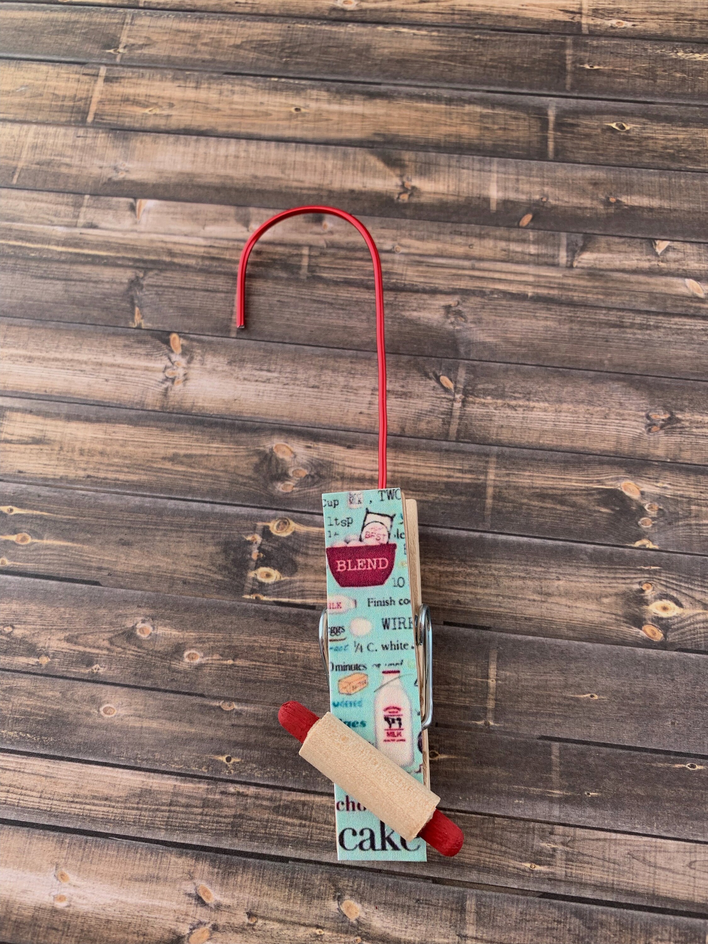 Hanging Recipe Holder Hangs From Any Cabinet Knob or Handle - Etsy