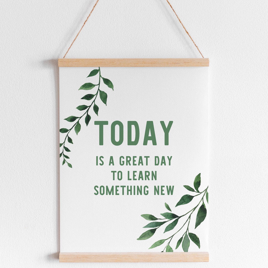 Classroom Printable Wall Art Motivational Print, Digital Download ...
