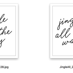 Jingle All the Way Christmas Printable Holiday Decor Christmas ...