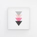 Printable Abstract Art Pink Triangles Office Decor Wall Art Baby Room ...