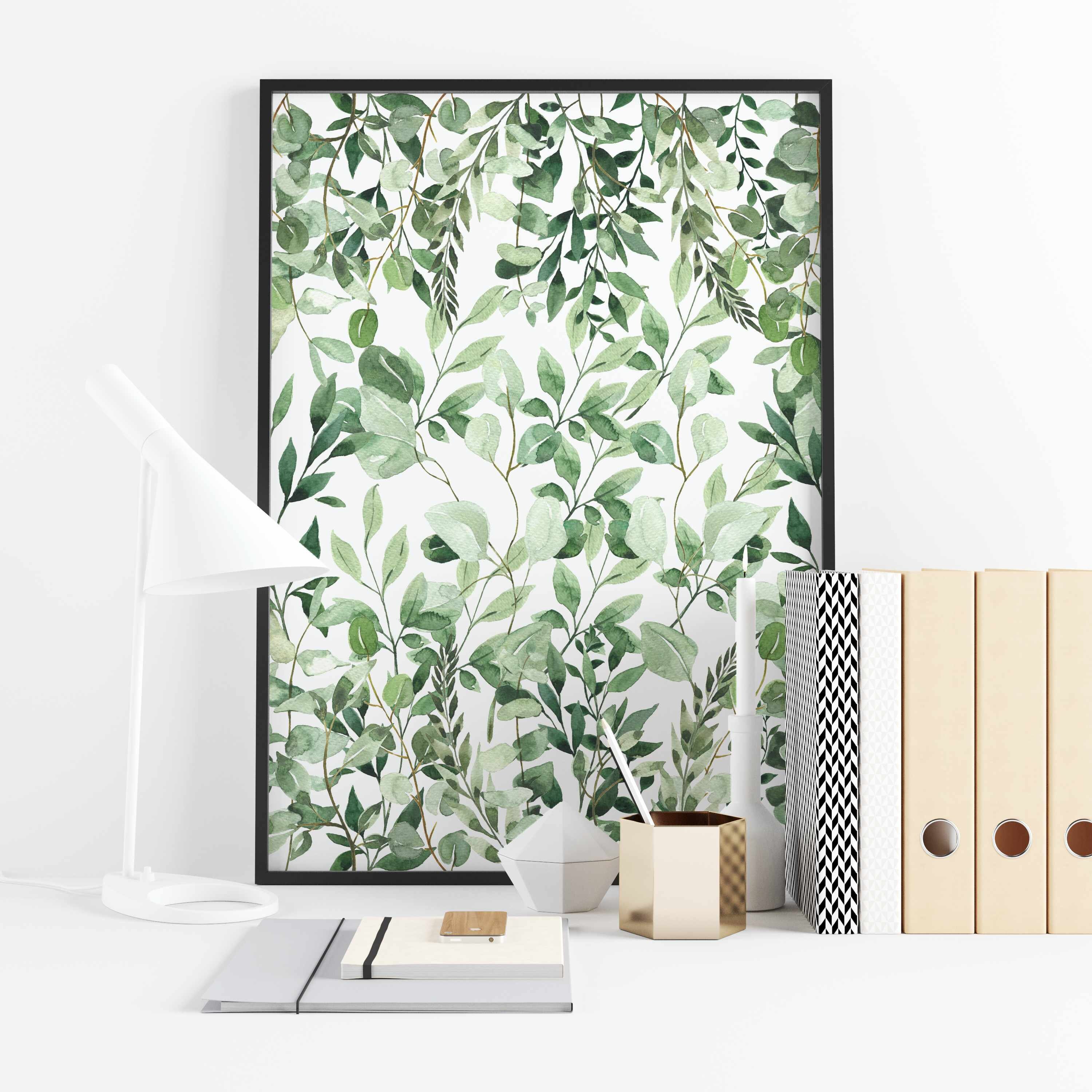 Druckbares Greenery Natur Poster Minimalistisches Grünes - Etsy.de