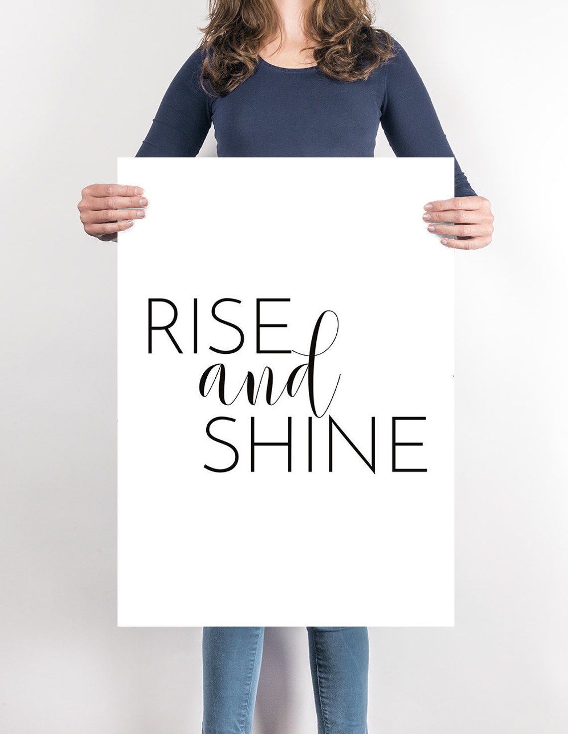 Rise and Shine PRINTABLE Poster Rise and Shine Print - Etsy