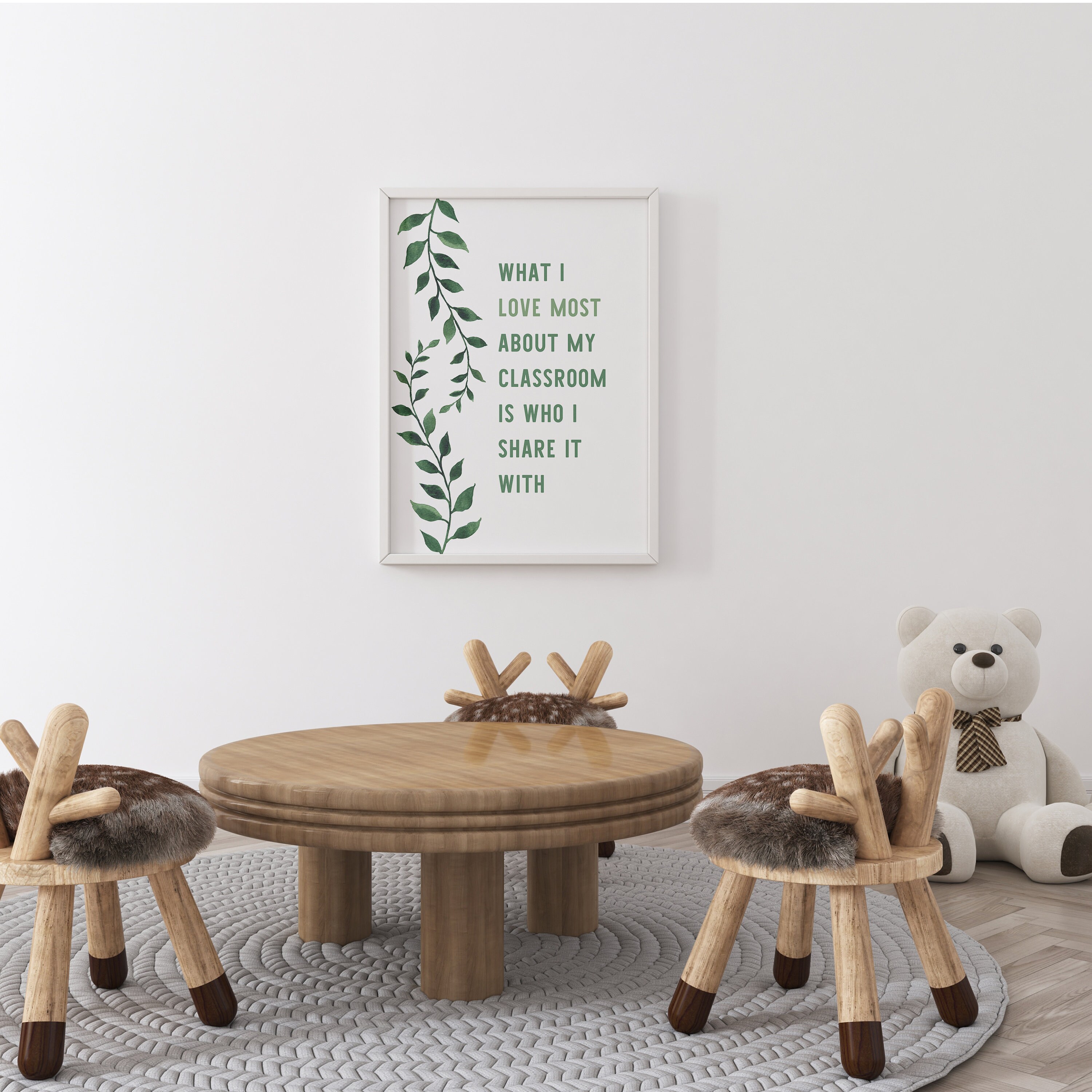 Teacher Welcome Sign What I Love Most About My Classroom is | Etsy