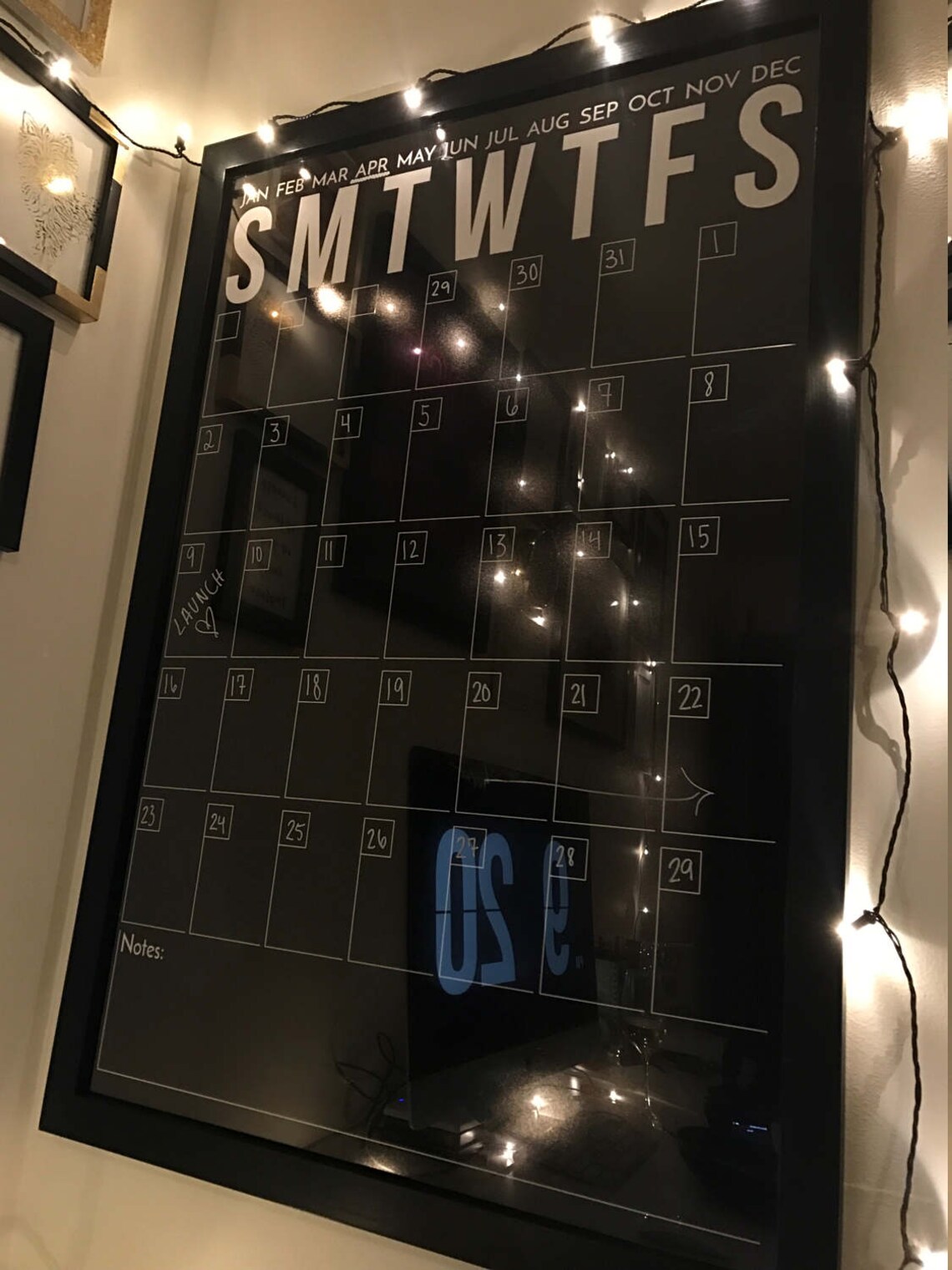 Large Classroom Calendar DIY Printable Poster Office | Etsy