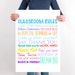 Teacher Classroom Rules, Classroom Wall Decoration, Teacher ...