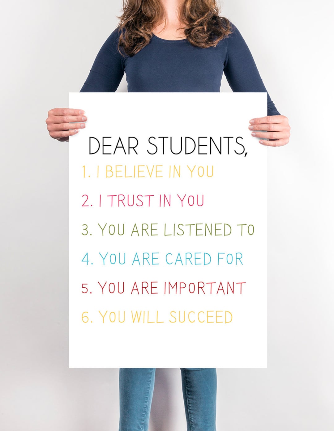 Large Classroom Printable Poster Wall Art Classroom Decor New Teacher ...