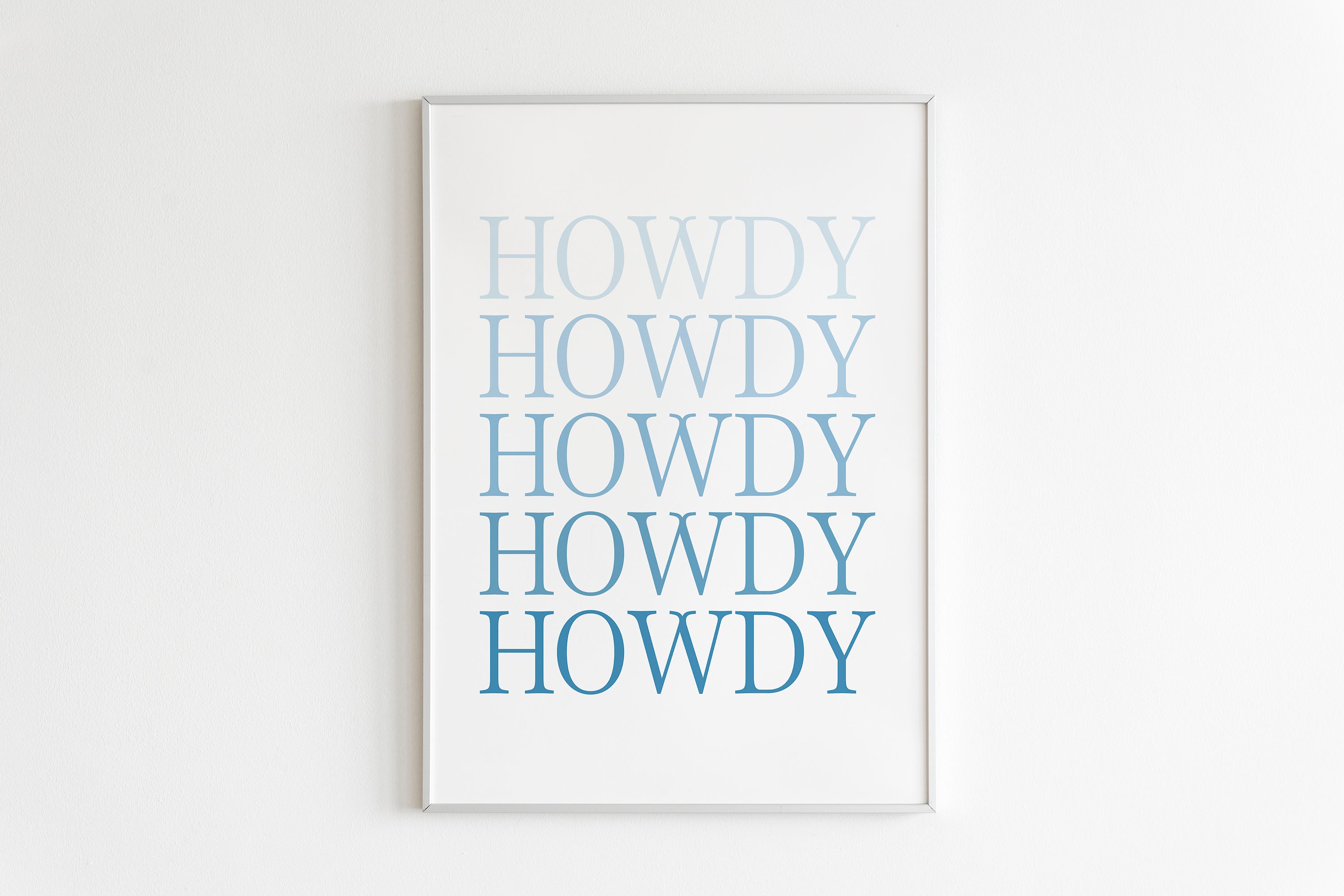 Cowgirl Howdy Digital Download Nashville Wall Art Texas Art - Etsy