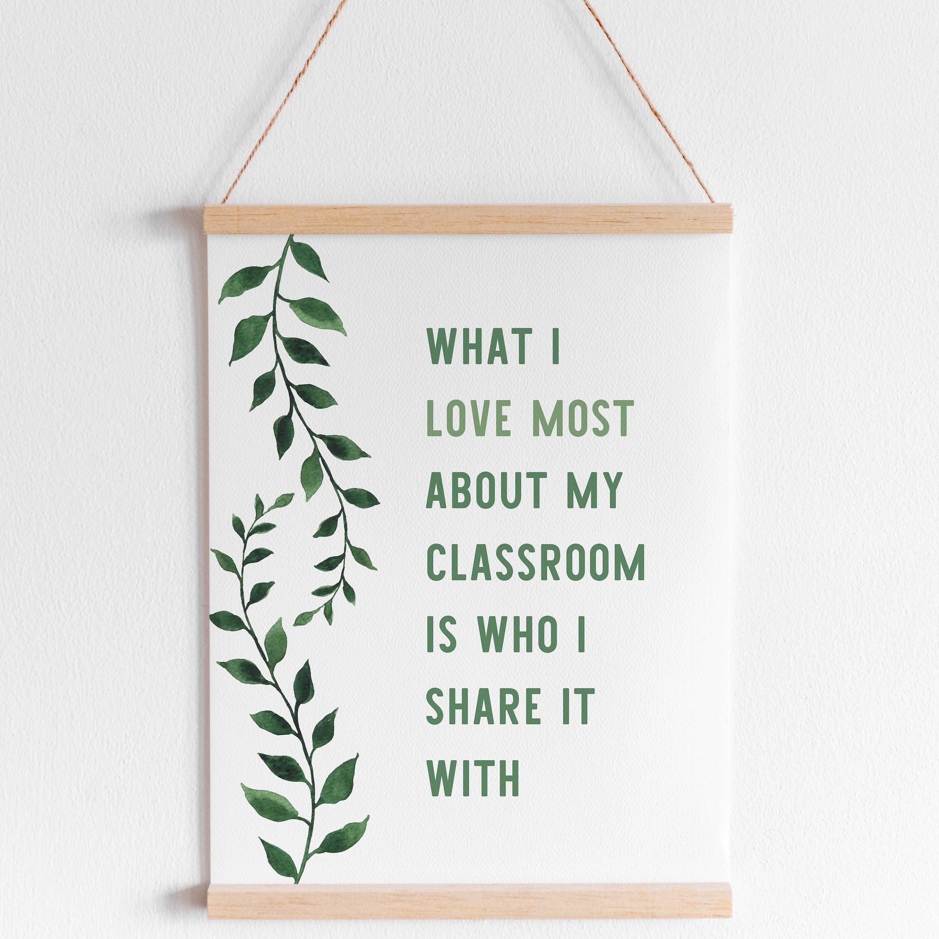 Teacher Welcome Sign What I Love Most About My Classroom is - Etsy