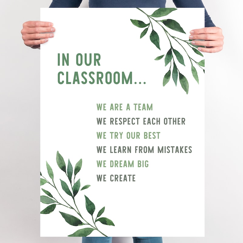 Classroom Wall Art - Etsy