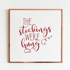 The Stockings Were Hung Printable Christmas Poster Set of 3 / Set of ...