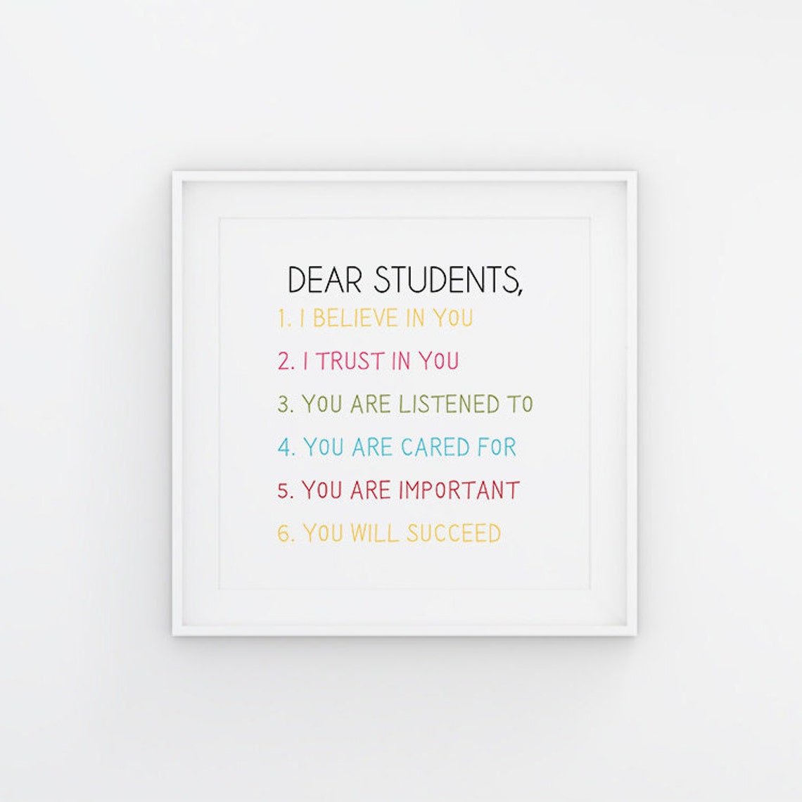 Large Classroom Printable Poster Wall Art Classroom Decor New - Etsy