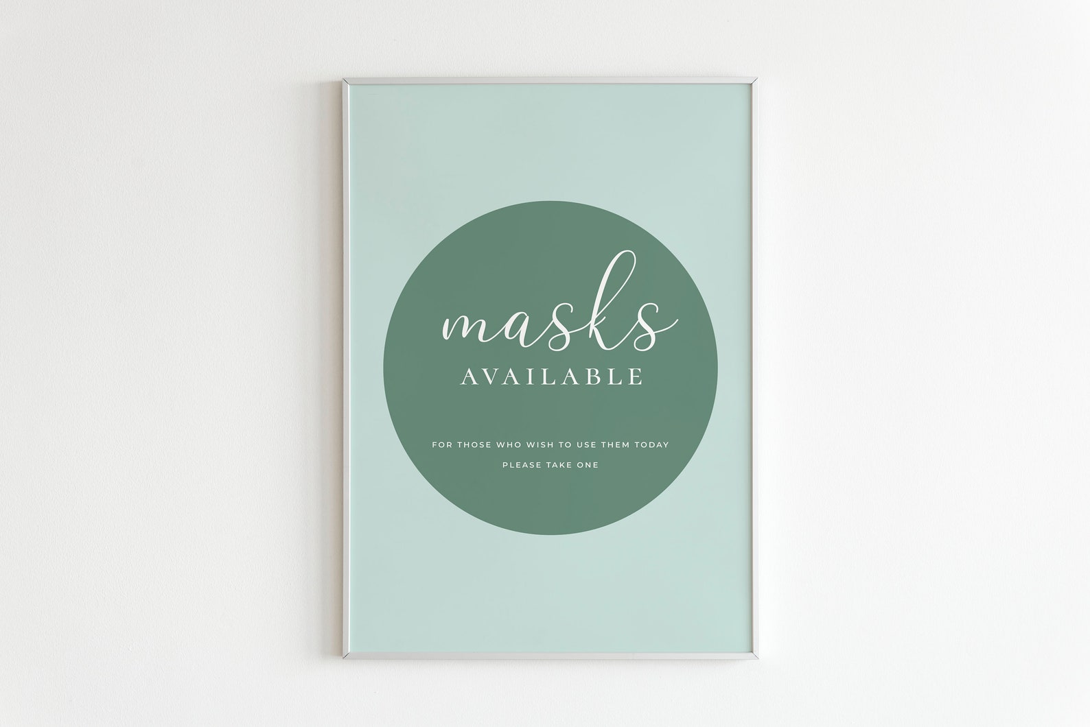 Masks Available Printable Sign, Sanitization and Social Distancing ...