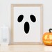 Halloween Ghost Face, Large Halloween Poster Decoration, Entry Wall ...
