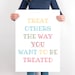 Printable Teacher Classroom Wall Art Classroom Quote Treat Others the ...
