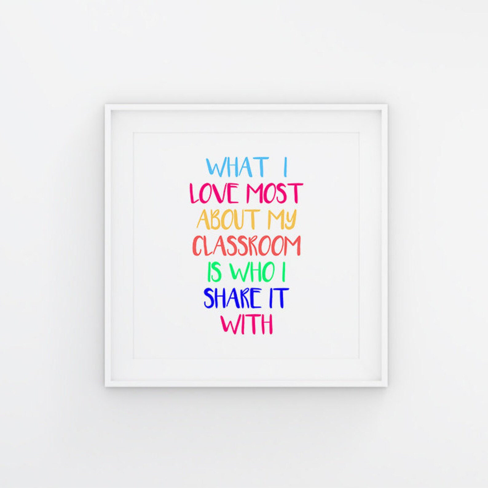 Printable Teacher Poster Classroom Wall Decor Teacher Quote - Etsy